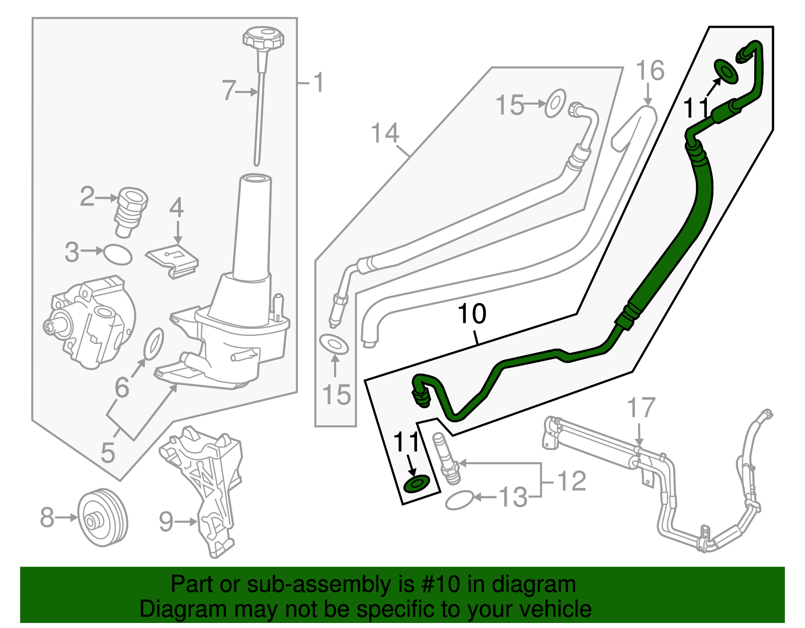 2011-2019 GM Hose 84626755 GM | GMPartsDirect.com