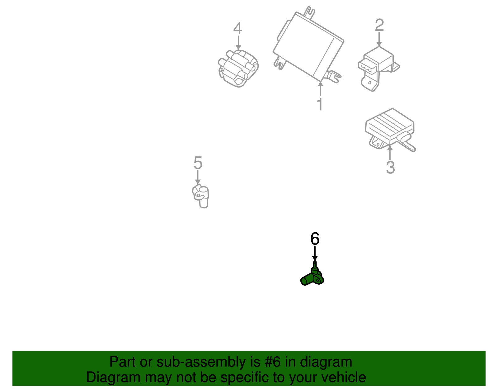 22056AA063 - Camshaft Position Sensor - 1993-2012 Subaru | World OEM ...