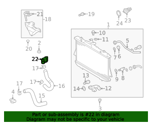 16321-0V040 - Water Inlet 2009-2013 Toyota Highlander | Norm Reeves ...