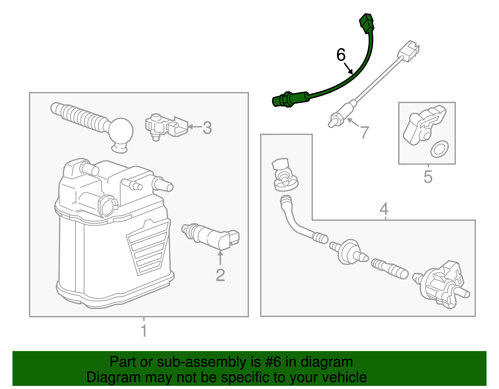 2013-2016 GM Heated Oxygen Sensor 55563348 | Capital Chevy Parts