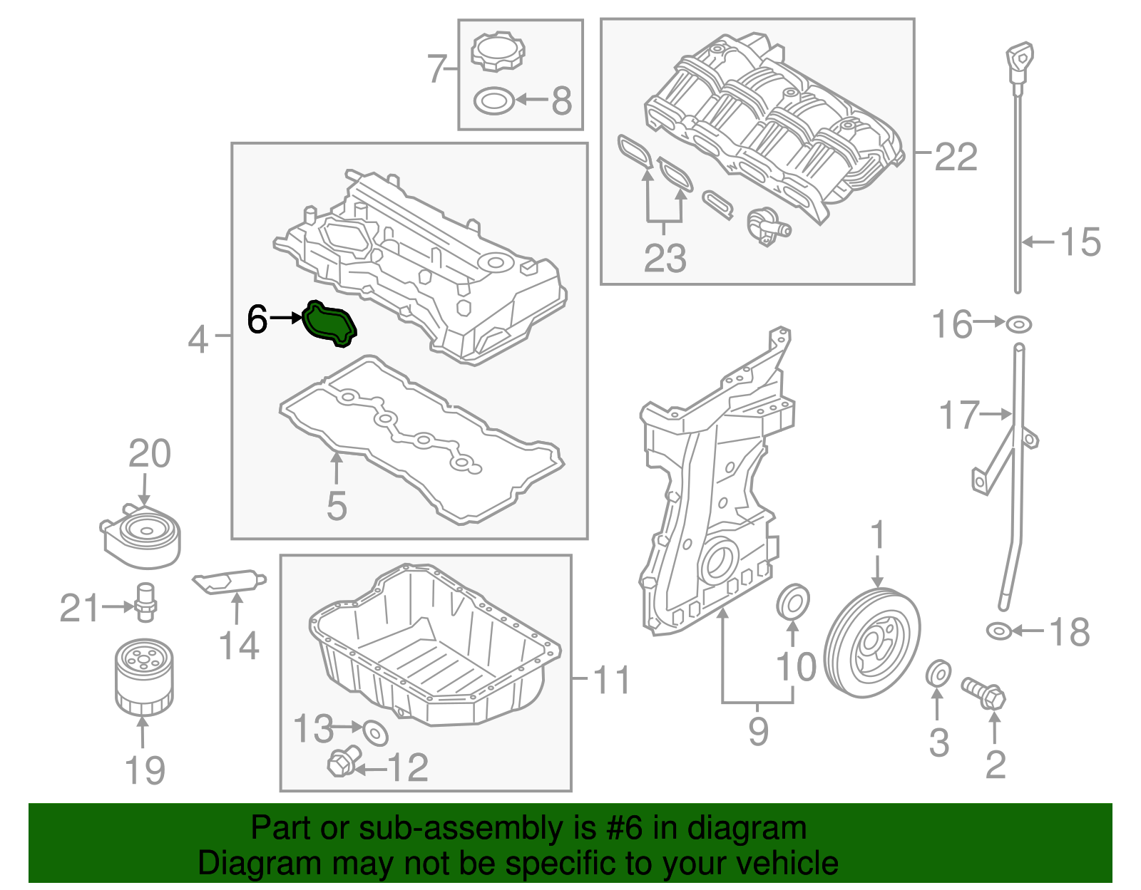 2011-2016 Hyundai Fuel Pump Gasket 22442-2G670 | OEM Parts Online