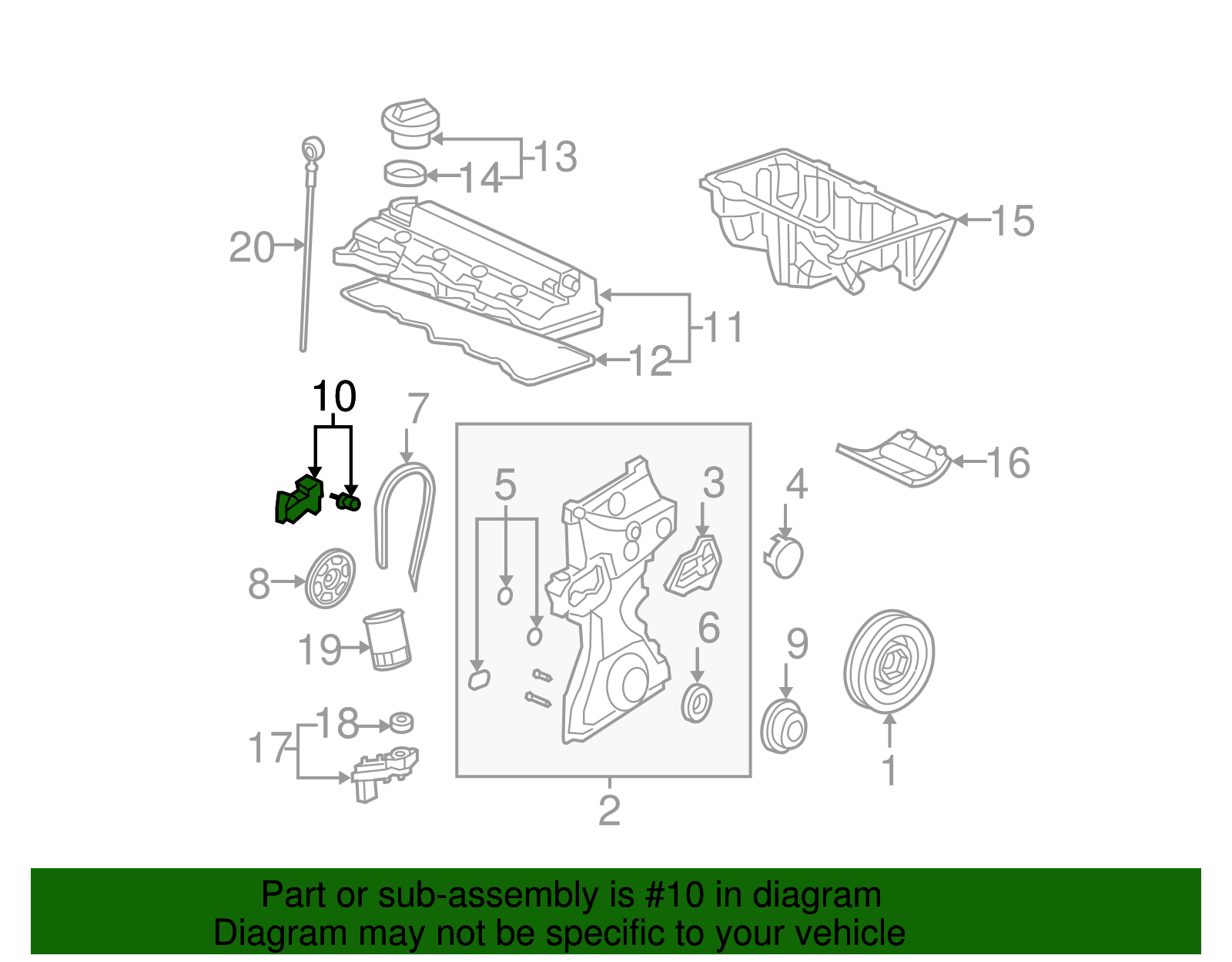 OEM 2006-2022 Honda Tensioner 14510-RNA-A01 | Honda Automotive Parts