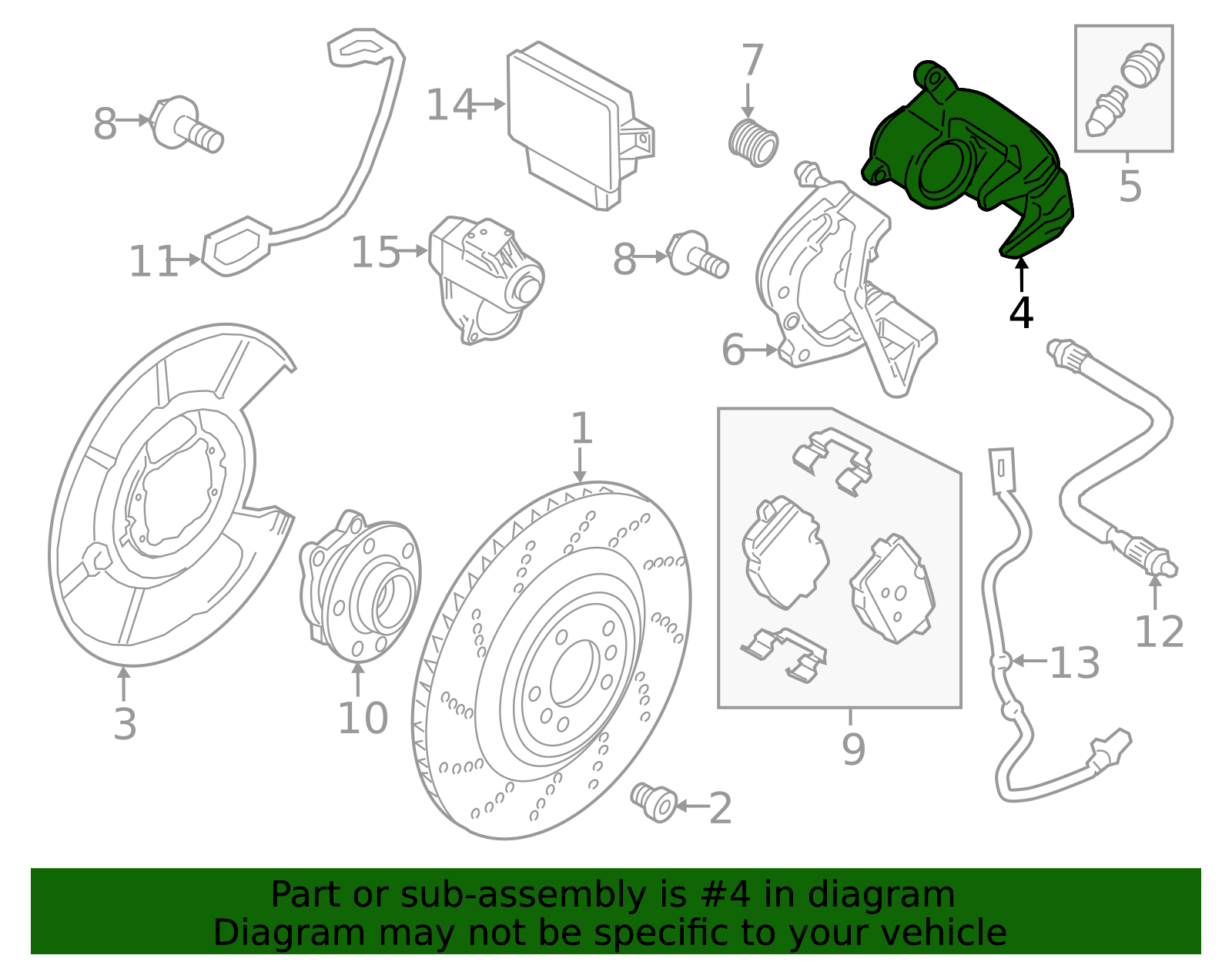 34217845815 - Caliper (34-21-7-845-815) | BMW of South Atlanta Parts