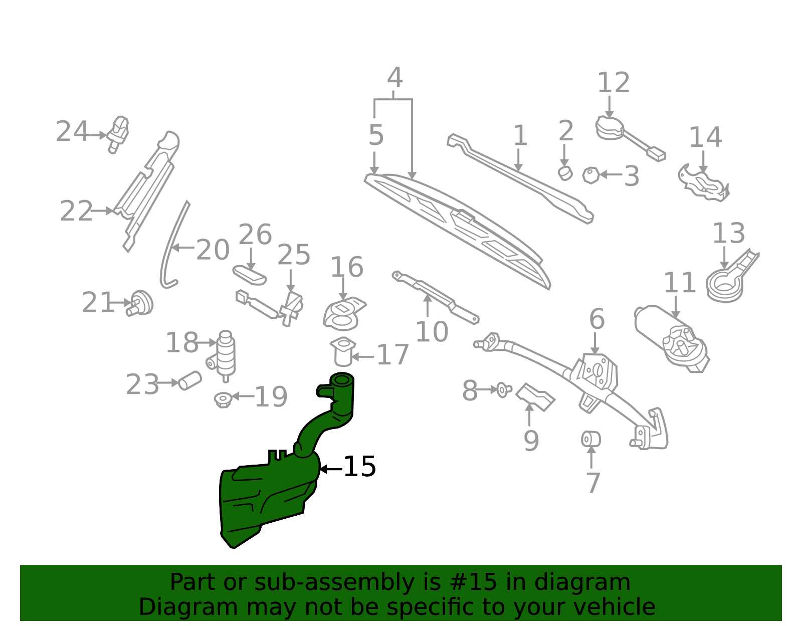 1C0-955-453-M - High-Quality Washer Fluid Reservoir for 2006-2010 ...