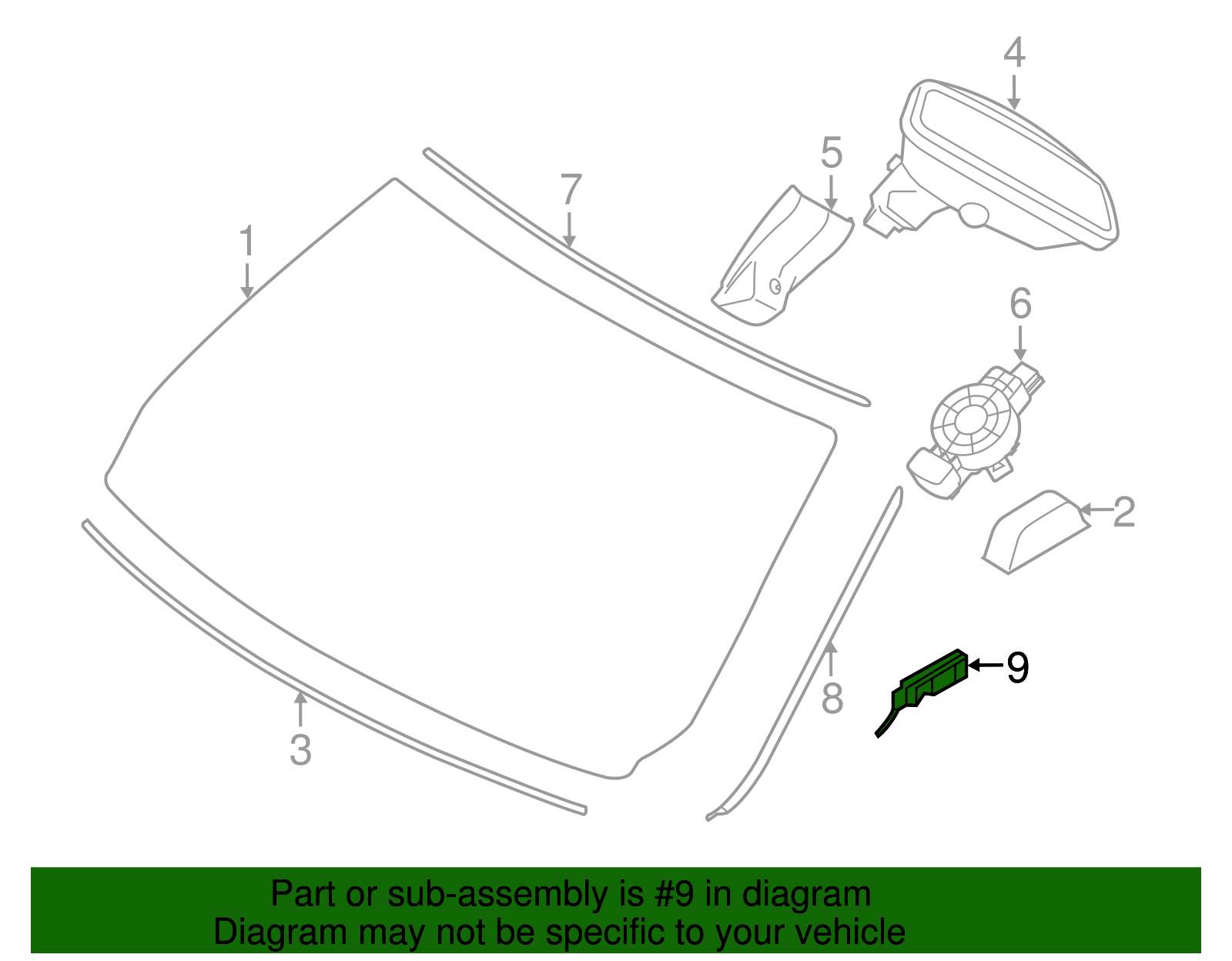 51137258183 - 2012-2025 BMW Side Molding Clip (51-13-7-258-183) | BMW ...