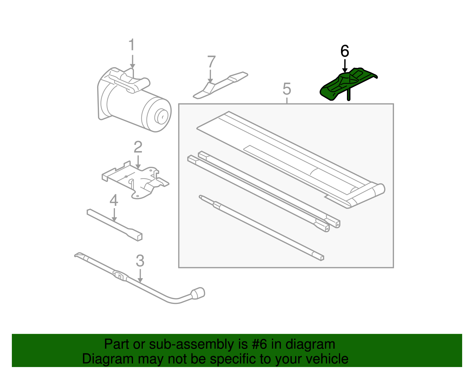 2008-2016 Ford | Jack Assembly Clamp | 7C3Z-17091-B | Walls' Ford Parts
