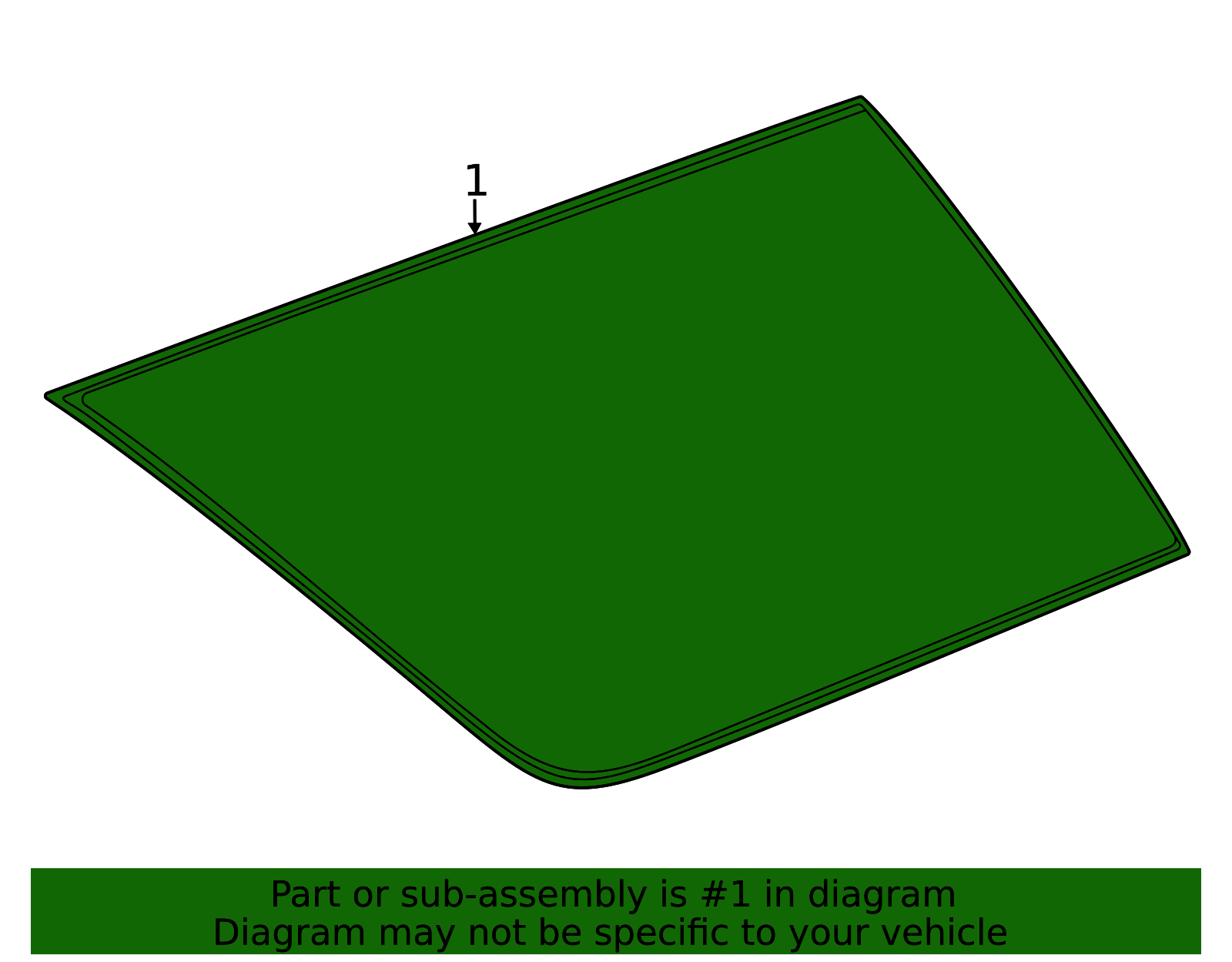 2021-2025 GM Quarter Glass 85102865 | Capital Chevy Parts