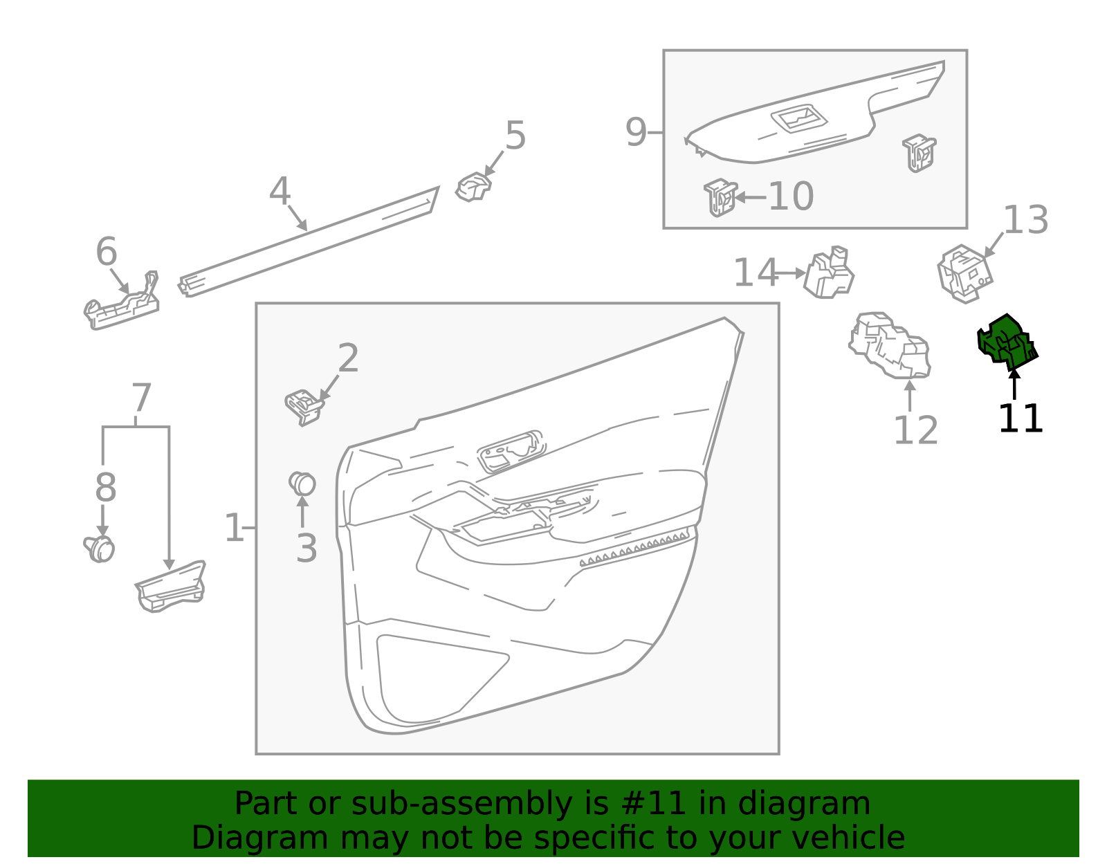 2020-2022 Toyota C-HR Window Switch 84040-10040 | Toyota Parts Center