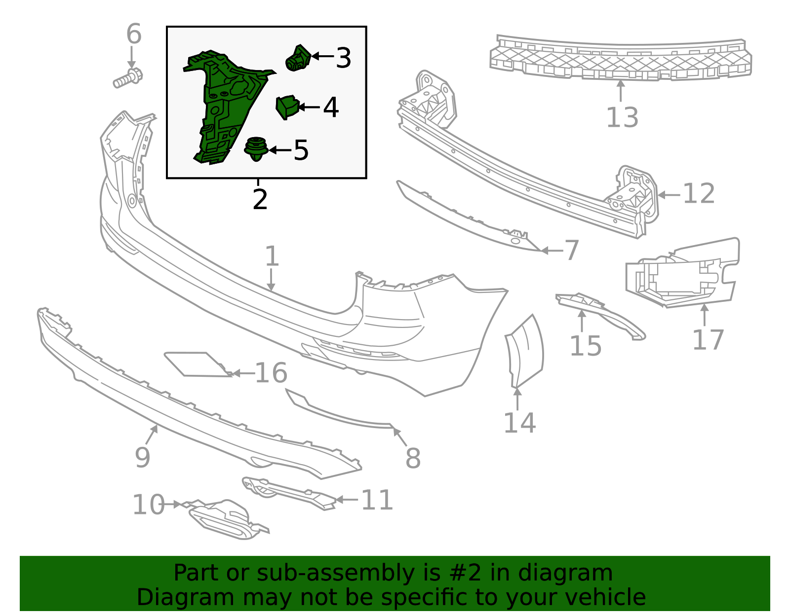 2020-2021 Volvo XC60 Side Bracket 31663563 | TascaParts.com
