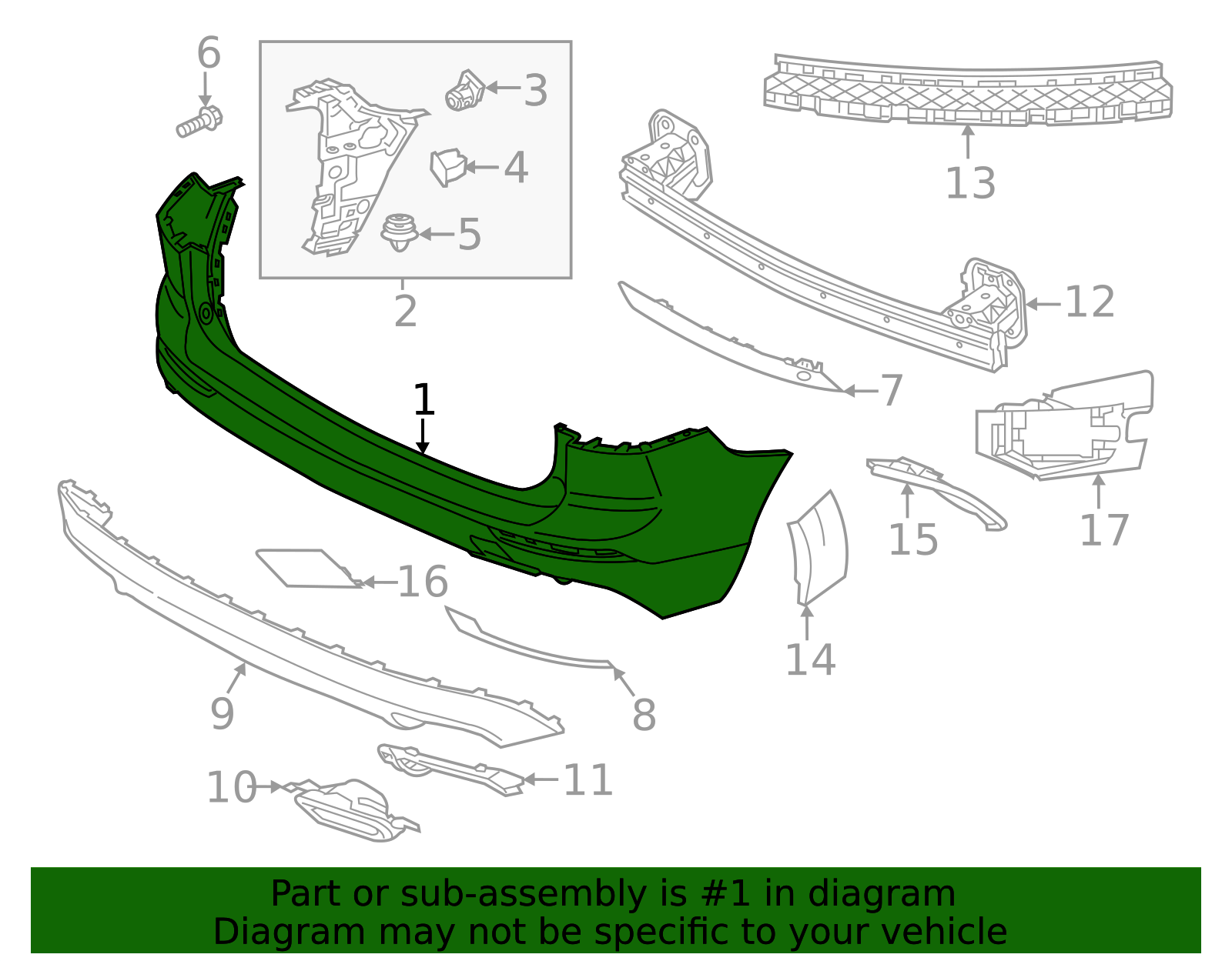 2020-2021 Volvo XC60 Bumper Cover 40002359 | TascaParts.com
