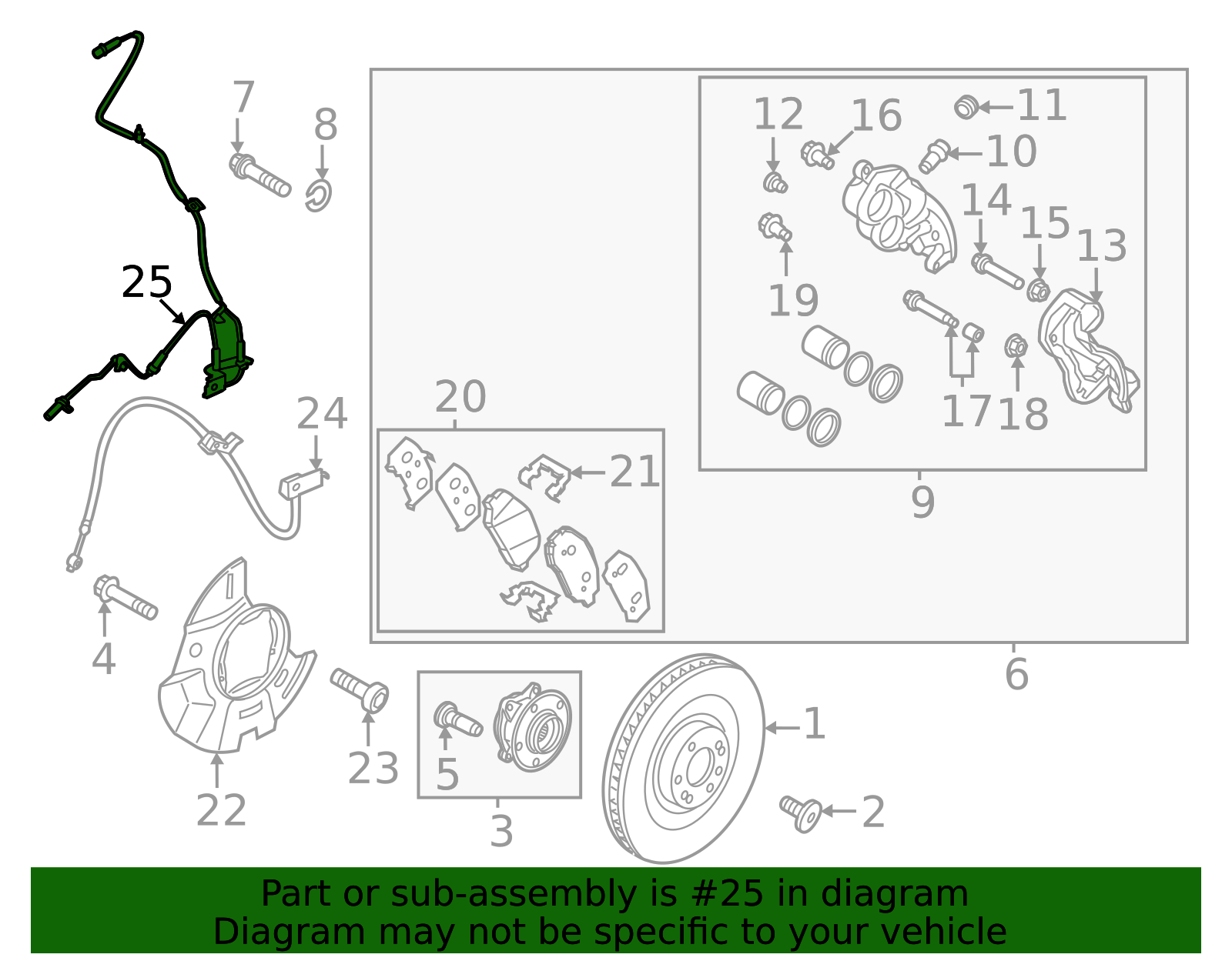 Hyundai ABS Wheel Speed Sensor - Precise Brake Control - Part #58940-P6000 | AutoNation Parts