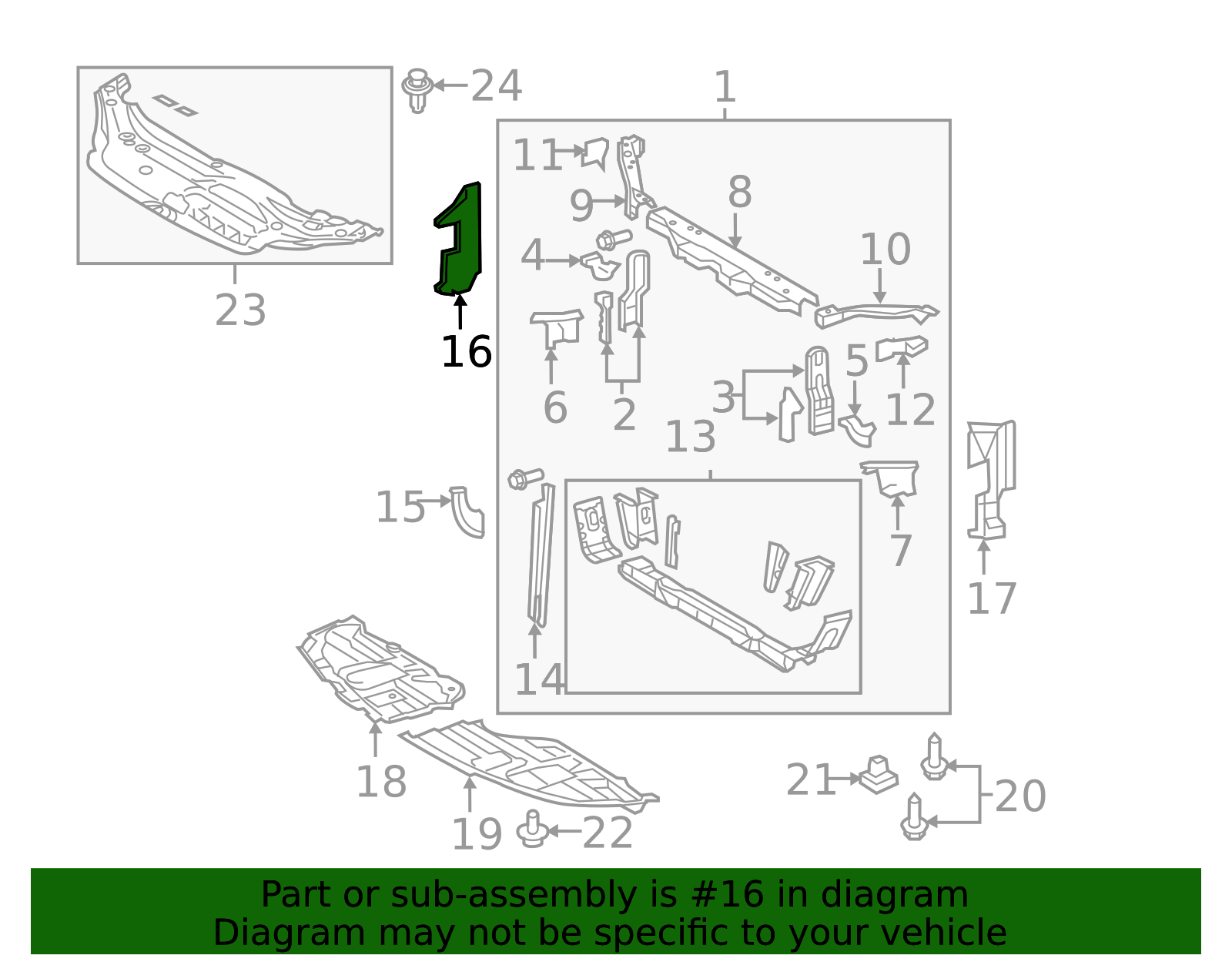 Radiator Air Deflector - OEM Engine Cooling Channel | AutoNation Parts