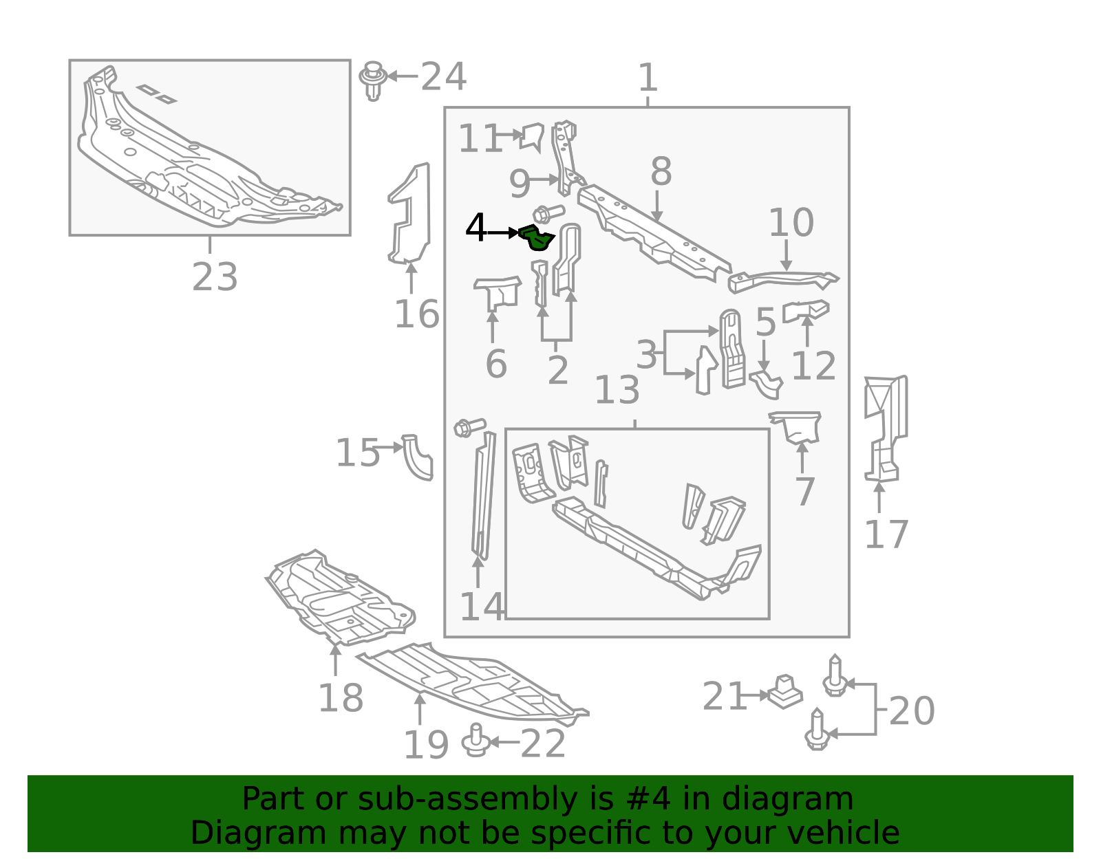 Radiator Support Bracket 52141-07010 | Toyota Parts Center