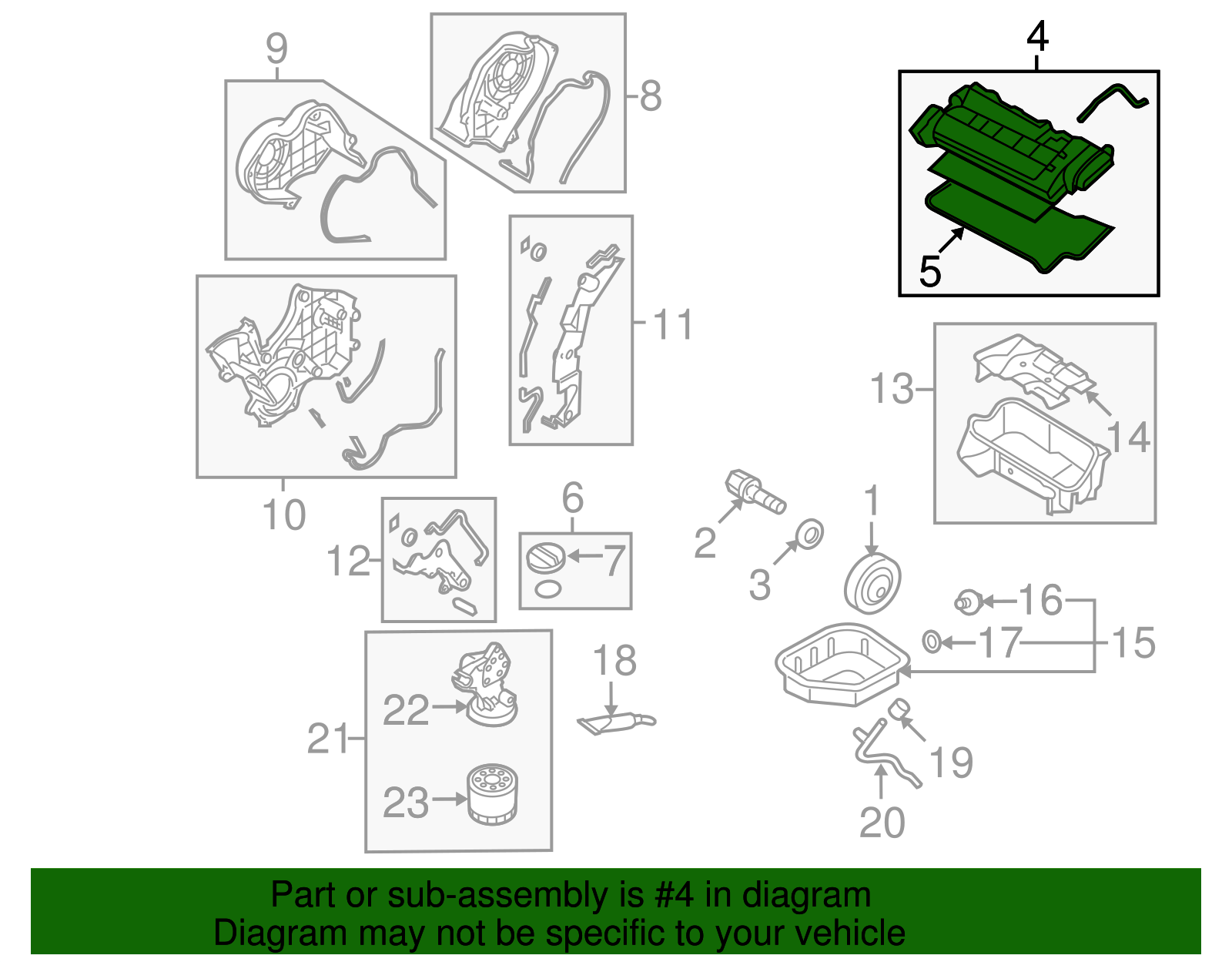 2009-2010 Kia Optima Valve Cover 22420-3E611 | OEM Parts Online