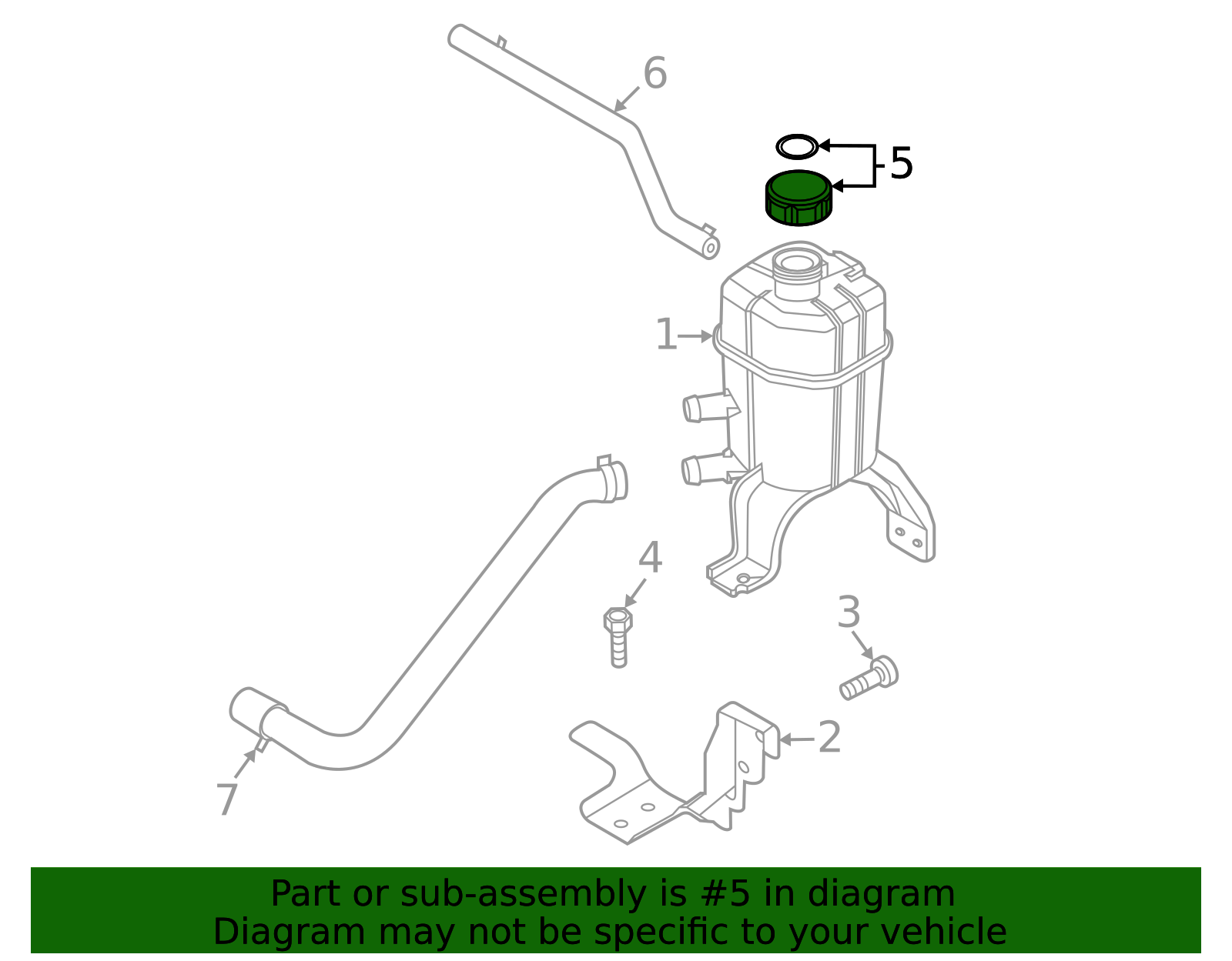 25330-J2000 - Reservoir Cap 2019-2020 Kia Niro EV | Kia.Parts Store