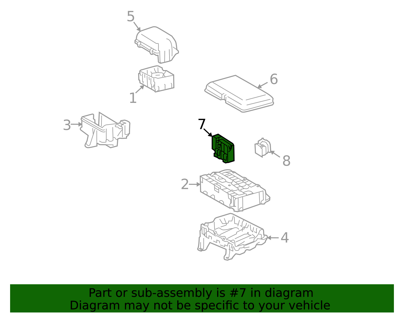 82620-0C030 - 2008-2022 Toyota - Fuse Holder | Toyota Parts Delivered