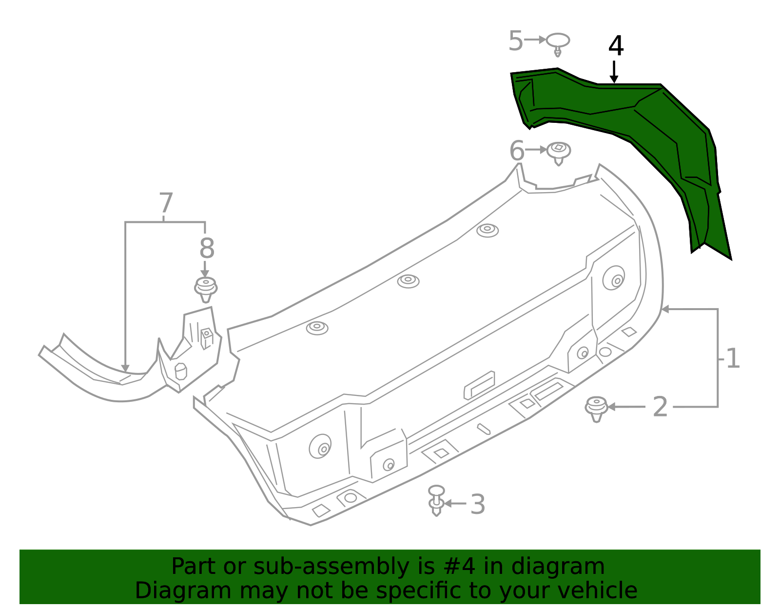 Genuine BMW 51-49-7-453-778 | Gutter | FREE Shipping on Most Orders ...