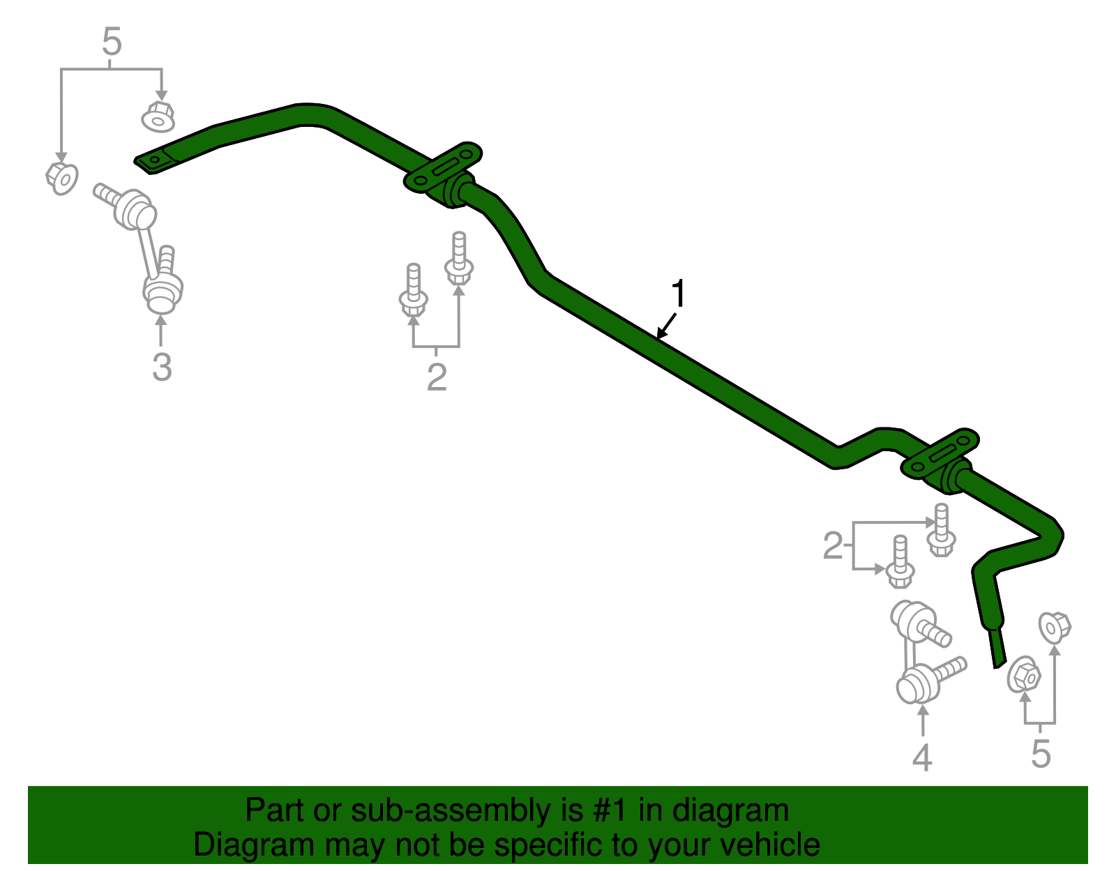 31360909 - Stabilizer Bar - 2017-2020 Volvo | Volvo OEM Parts Direct