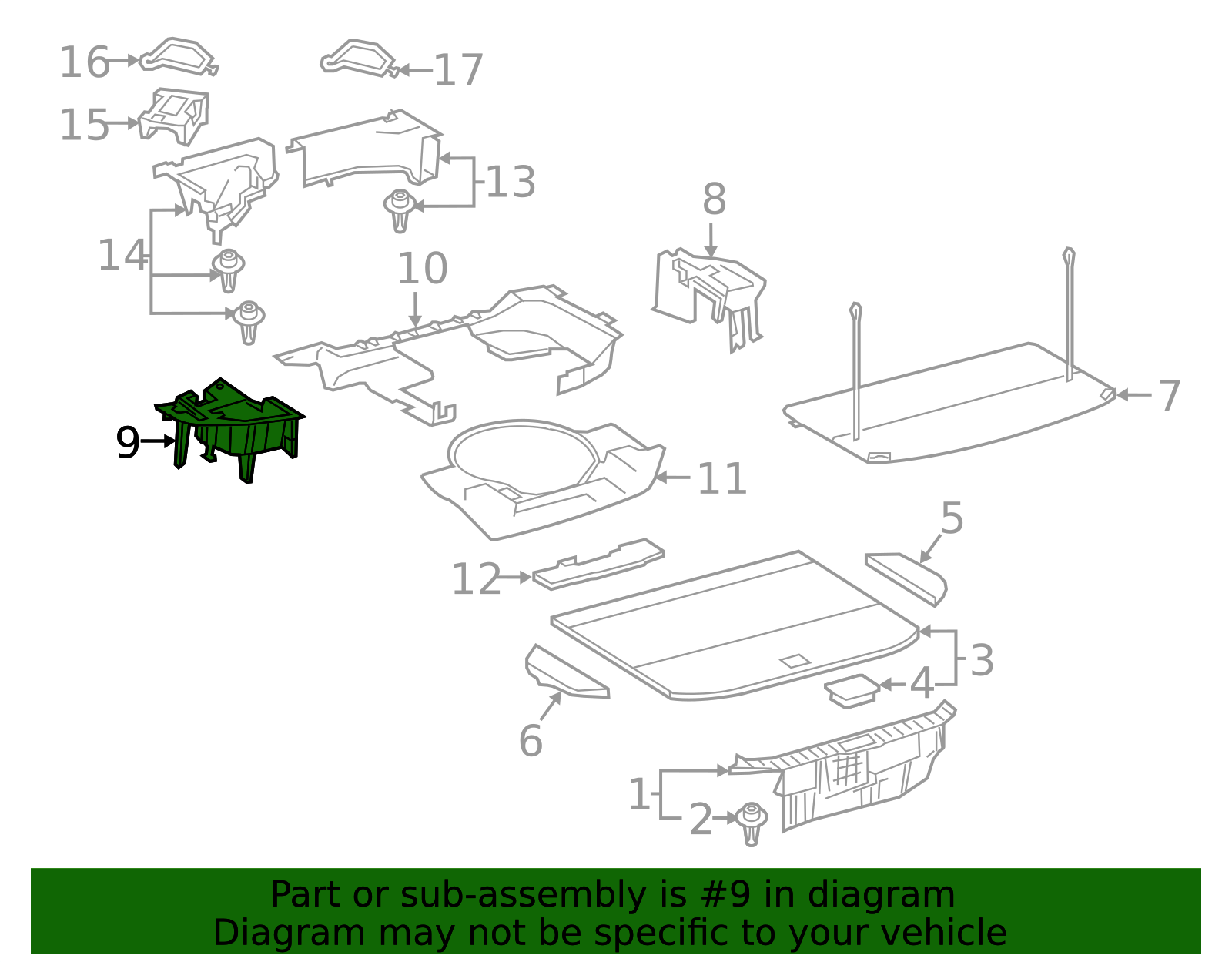 64997-78021 - High-Quality Floor Storage Compartment for 2015-2021 ...