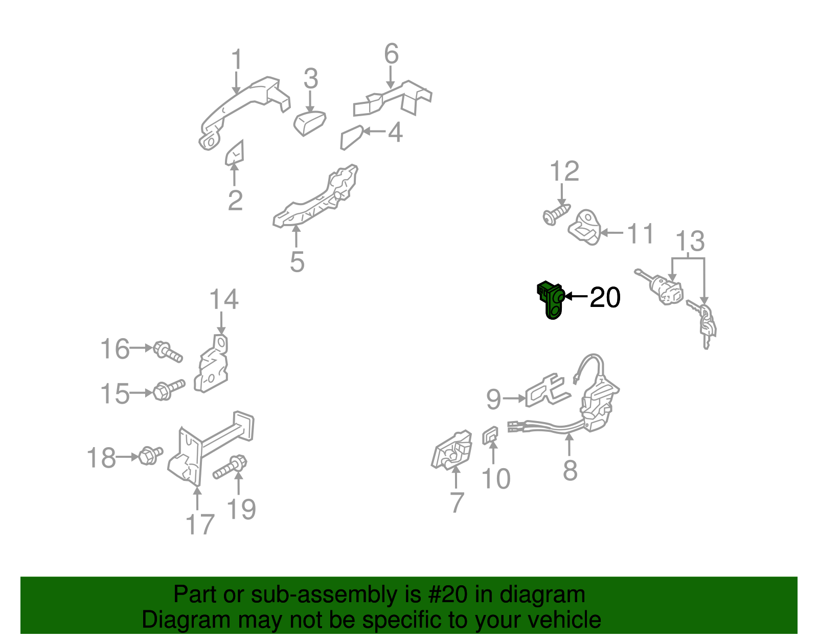 Hyundai - 93560-3L000 - Door Jamb Switch - 2006-2017 Hyundai | OEM ...