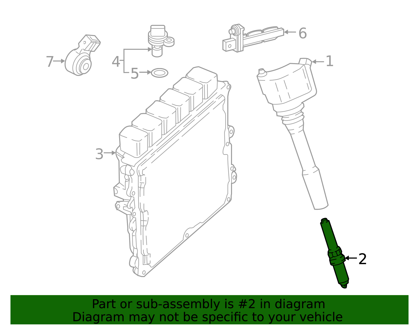 12125a523e0 - 2023-2025 BMW Spark Plug (12-12-5-A52-3E0) | BMW of South ...