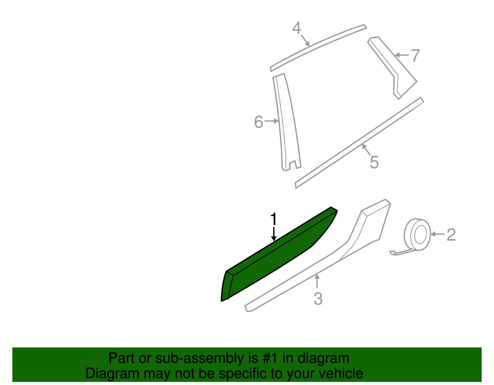 2016-2018 Porsche Macan Lower Molding 95B-898-567 | Gaudin Porsche Parts