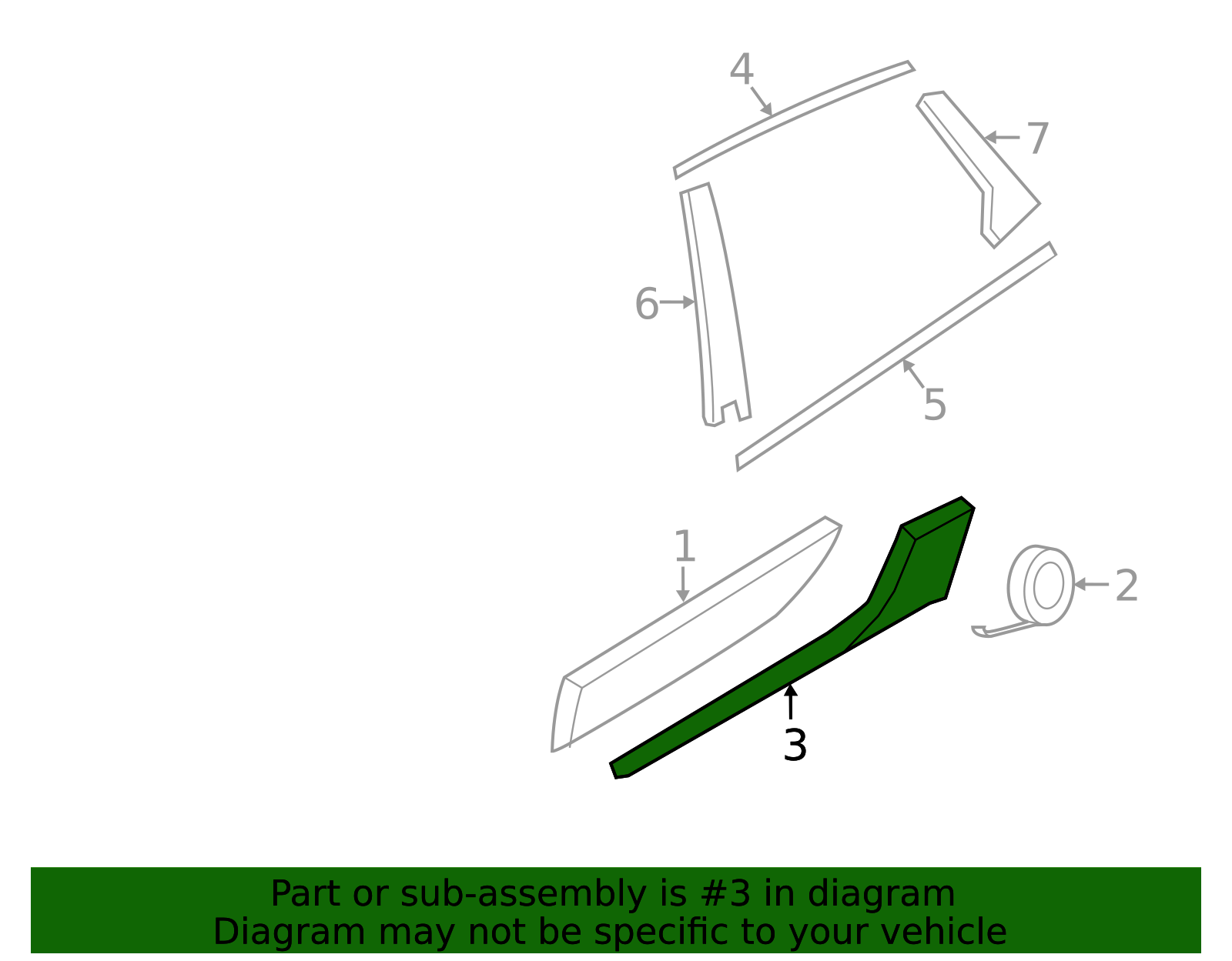 2015-2026 Porsche Macan Stone Guard 95B-854-931-A | OEM Parts Online