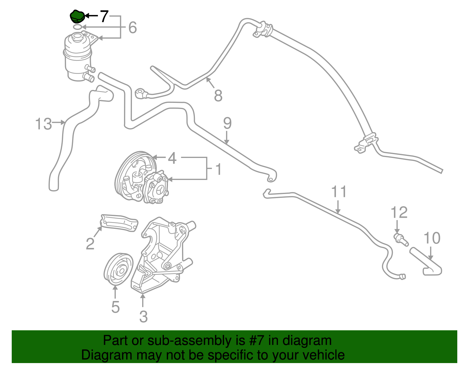 MR369155 - Reservoir Cap - 2001-2007 Mitsubishi | Lasco Auto Parts