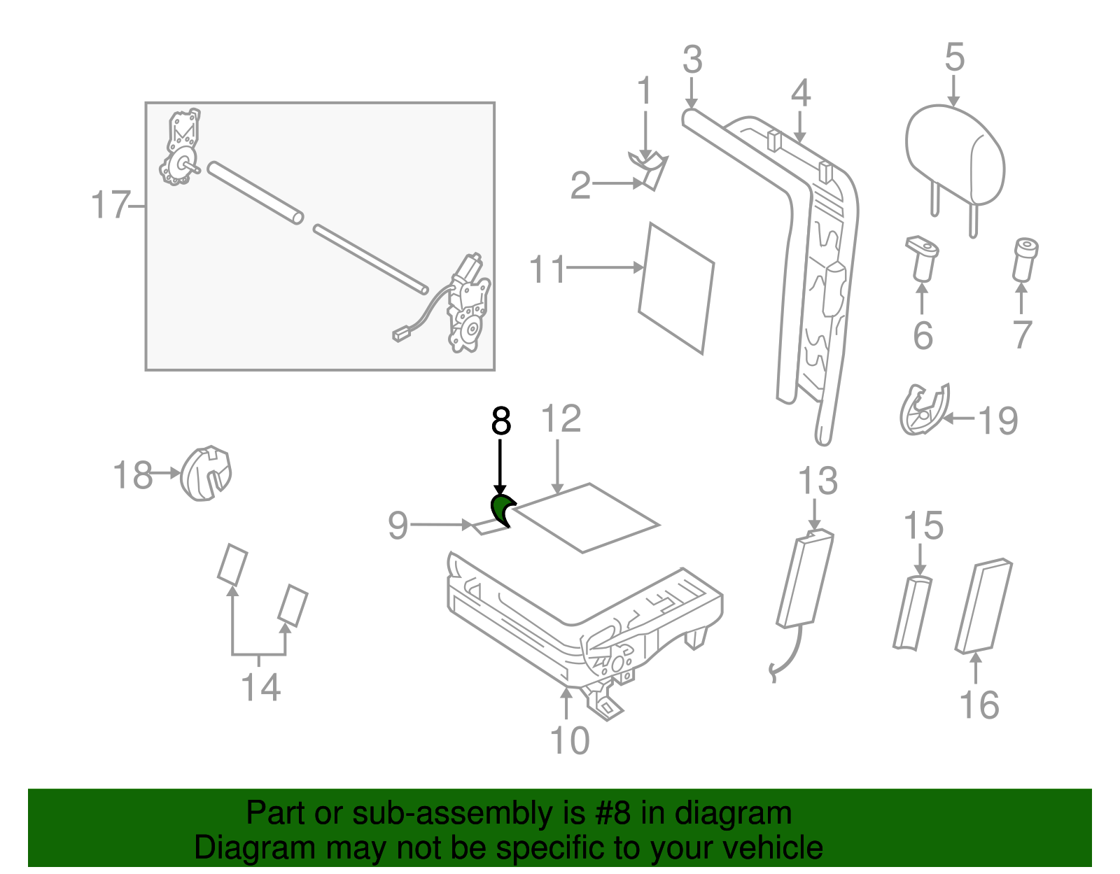64140SA470ES - 2005 Subaru Forester - Lower Cover | OEM Subaru Parts Center