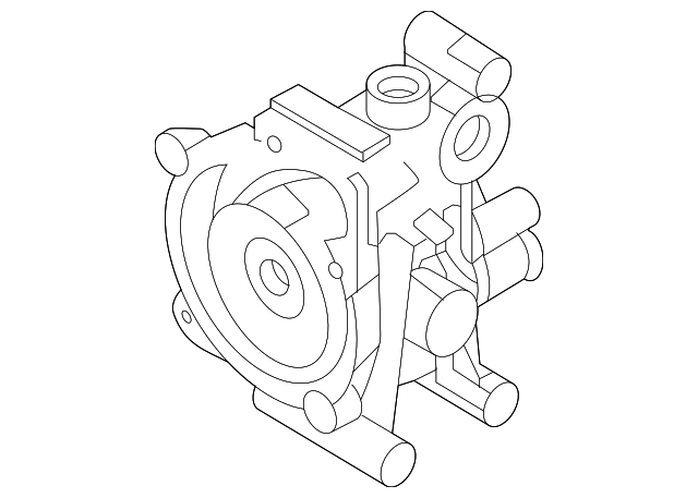 Hyundai - 25125-2T000 - Water Pump Housing - 2021-2025 Genesis | OEM ...