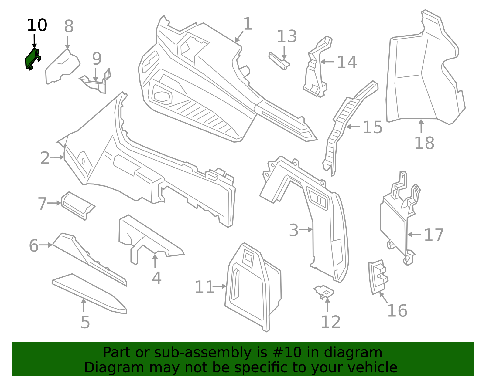 2019-2022 BMW X7 Front Cover Hole Cover 51-47-7-950-278 | BMW Parts ...