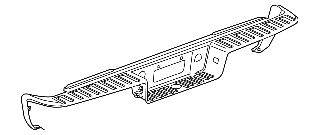 2015-2019 GM Anthracite Rear Bumper Fascia Step Pad 84078289 GM ...