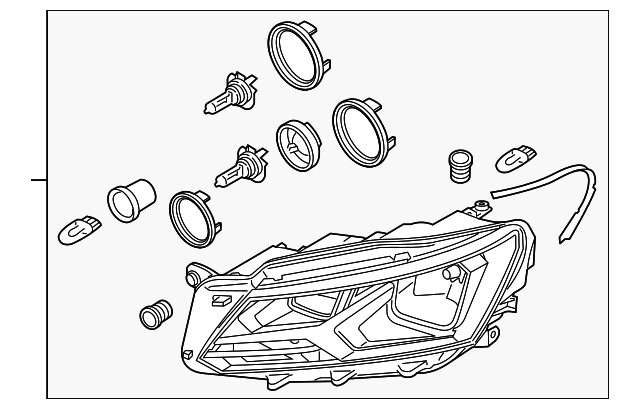 2016-2019 Volkswagen Passat Composite Assembly 561-941-005-F | OEM ...