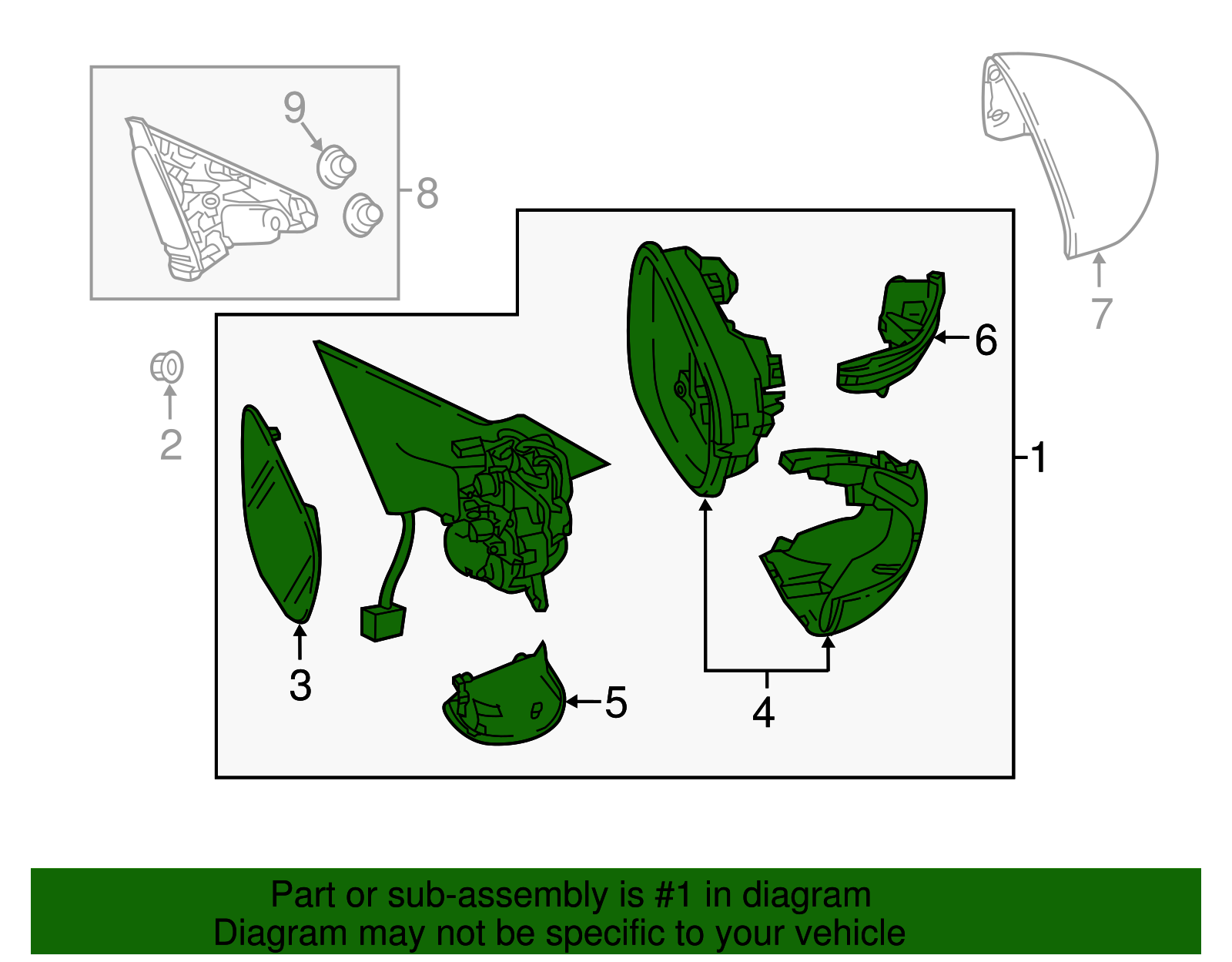 2018-2022 Honda Accord Mirror Assembly 76258-TVA-A42 | OEM Parts Online