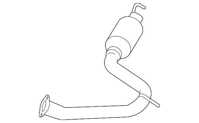 2006-2012 Toyota RAV4 Tail Pipe 17430-0P191 | Toyota Parts Center