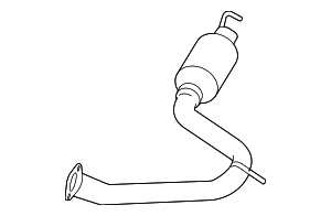 17430-0P191 - Tail Pipe - 2006-2012 Toyota RAV4 | OEM Genuine Toyota Parts