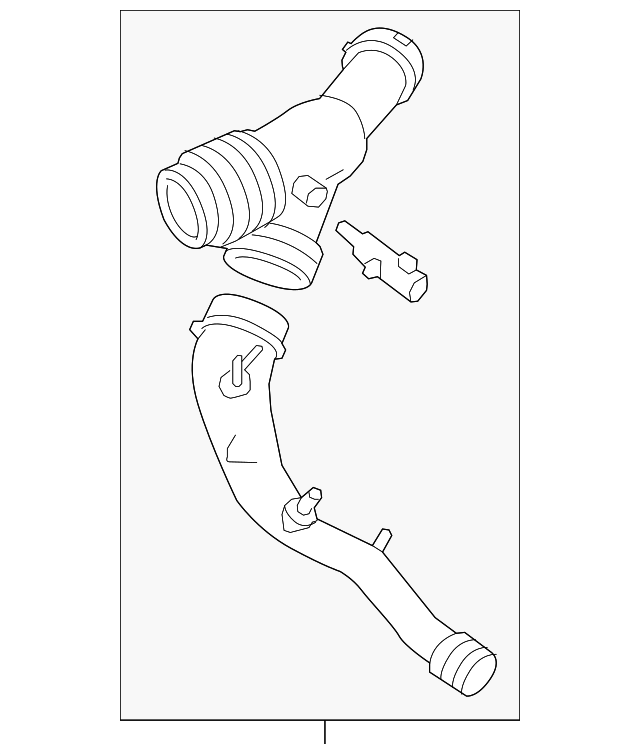 2015-2020 Ford F-150 Turbocharger Inlet Hose FL3Z-9C623-E | TascaParts.com