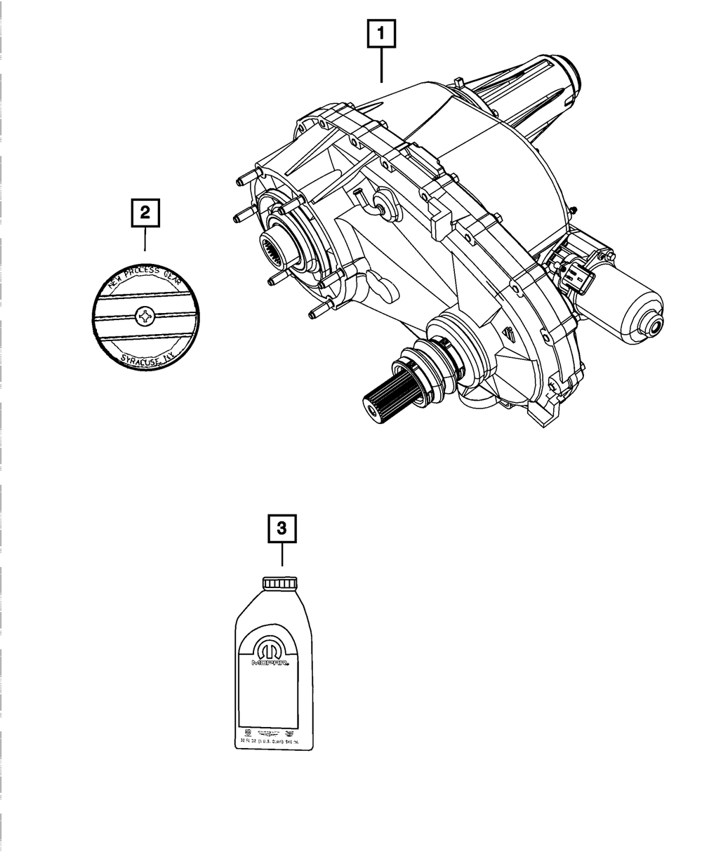 2009-2012 Mopar Transfer Case Lubricant 5179014AA | Mopar Factory Parts ...