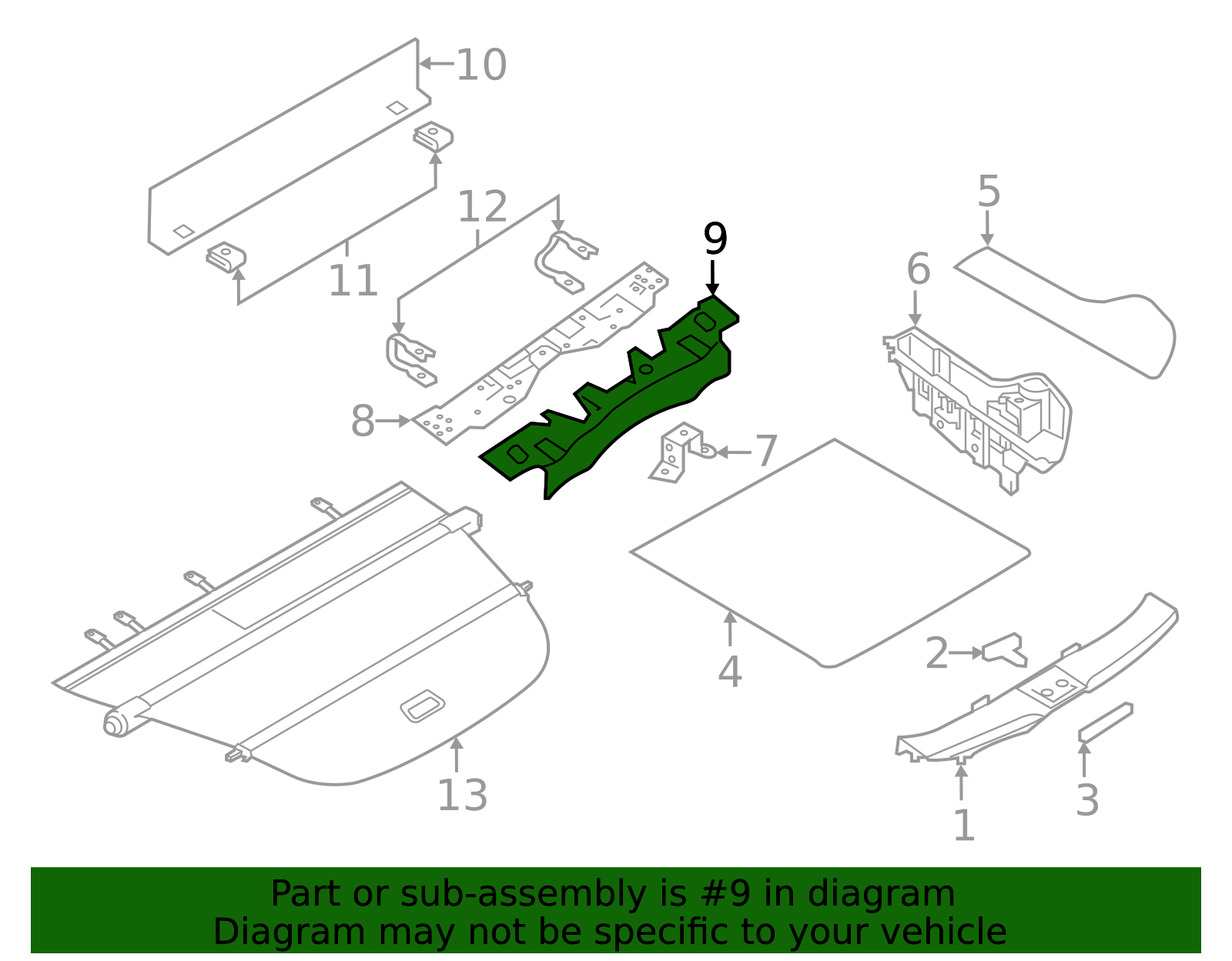 84904-5AA2A - Mat Official Nissan Parts Store