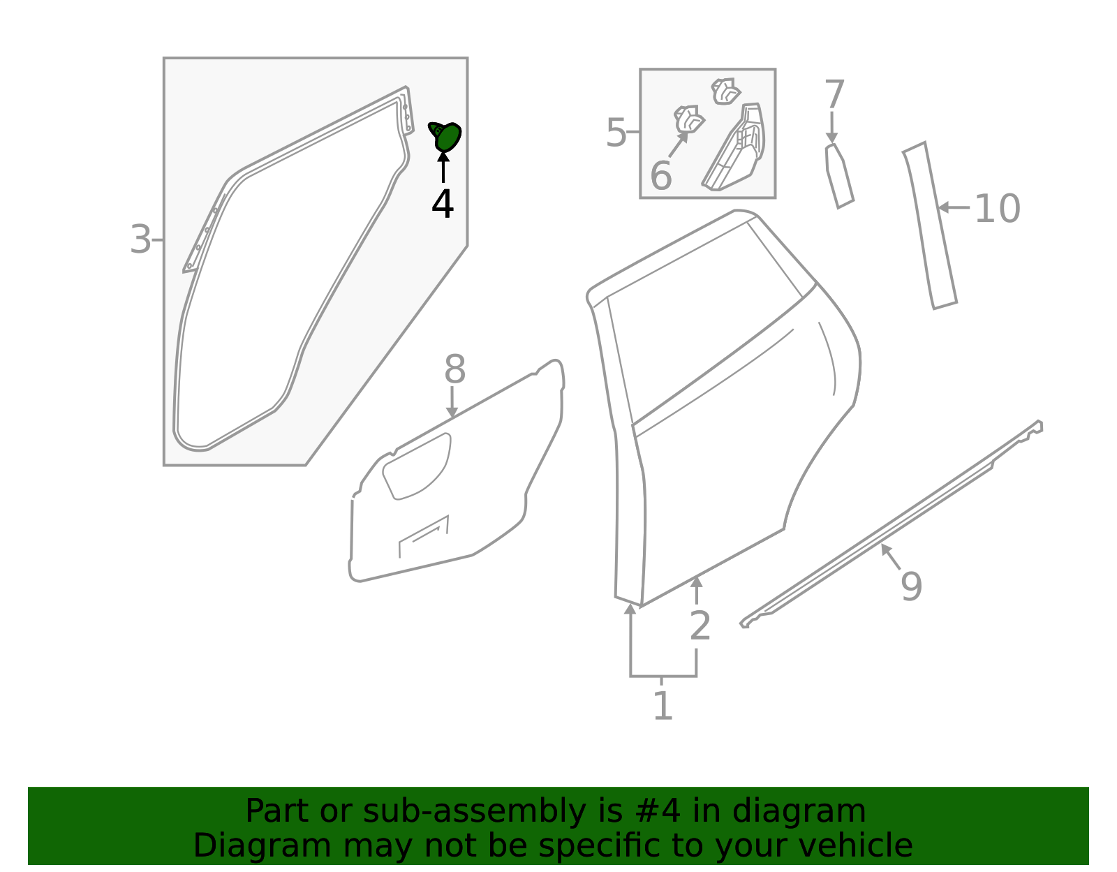 80850-1KA0C - Door Weather-Strip Clip 2013-2017 Nissan Juke | Official ...
