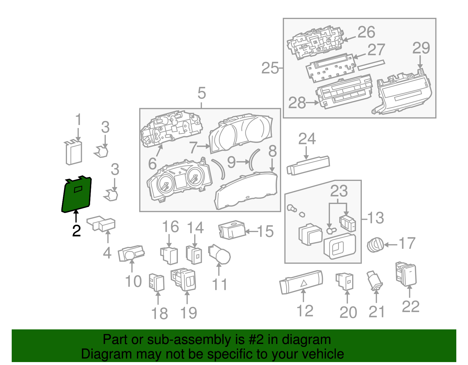 55446-60170-C0 - Switch Housing 2008-2015 Toyota Land Cruiser | Bam ...