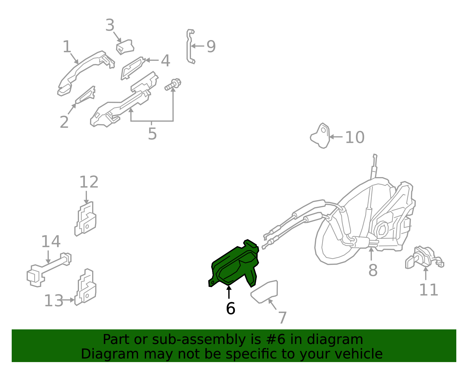 80670-6CA0B - High-Quality Interior Door Handle for 2019-2025 Nissan ...