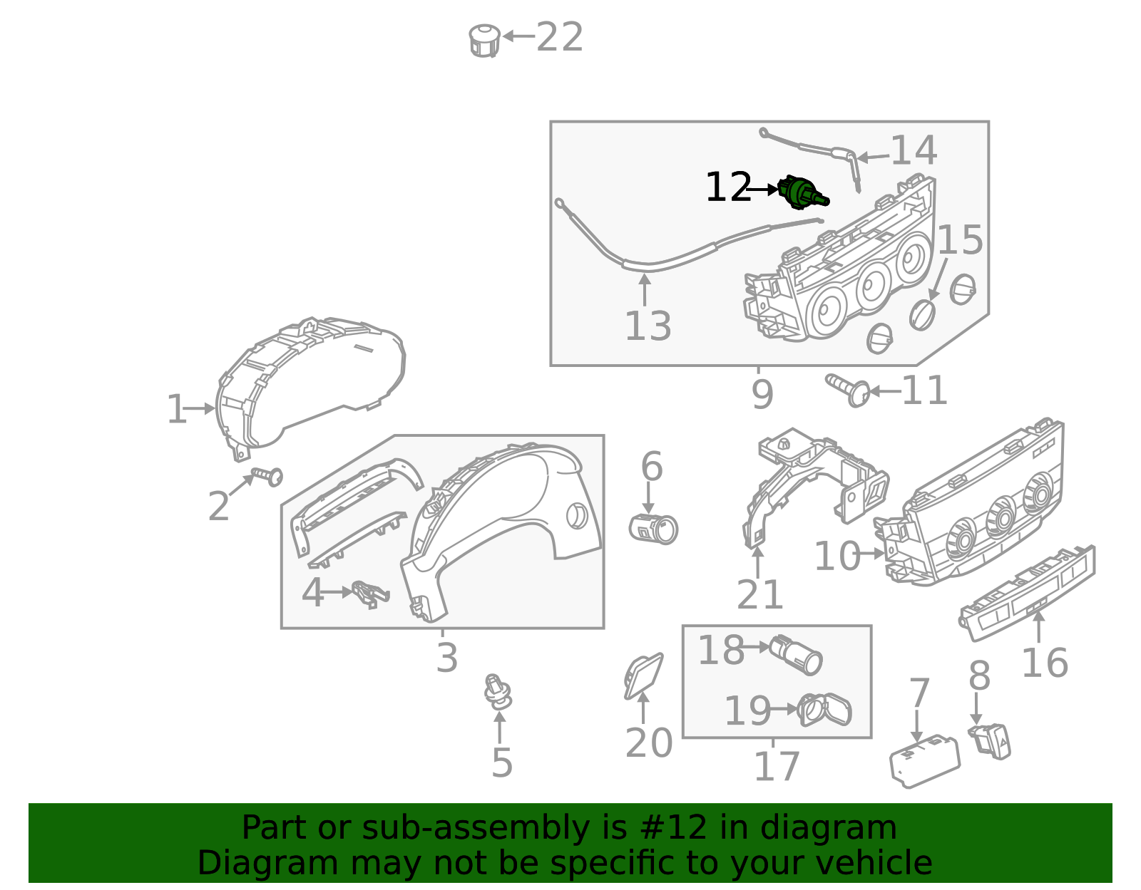KD45-61-200 - HVAC Blower Control Switch 2013-2017 Mazda | Mazda Parts.US