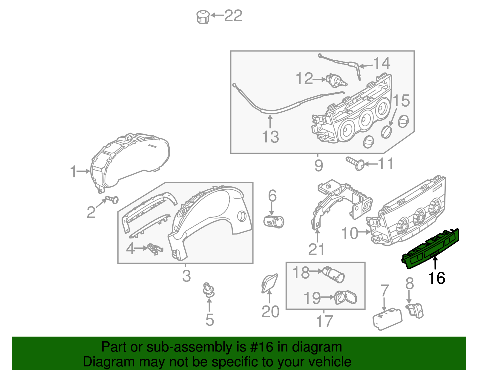 2016 Mazda CX-5 Clock KA0H-55-710 | Mazda Parts Deals