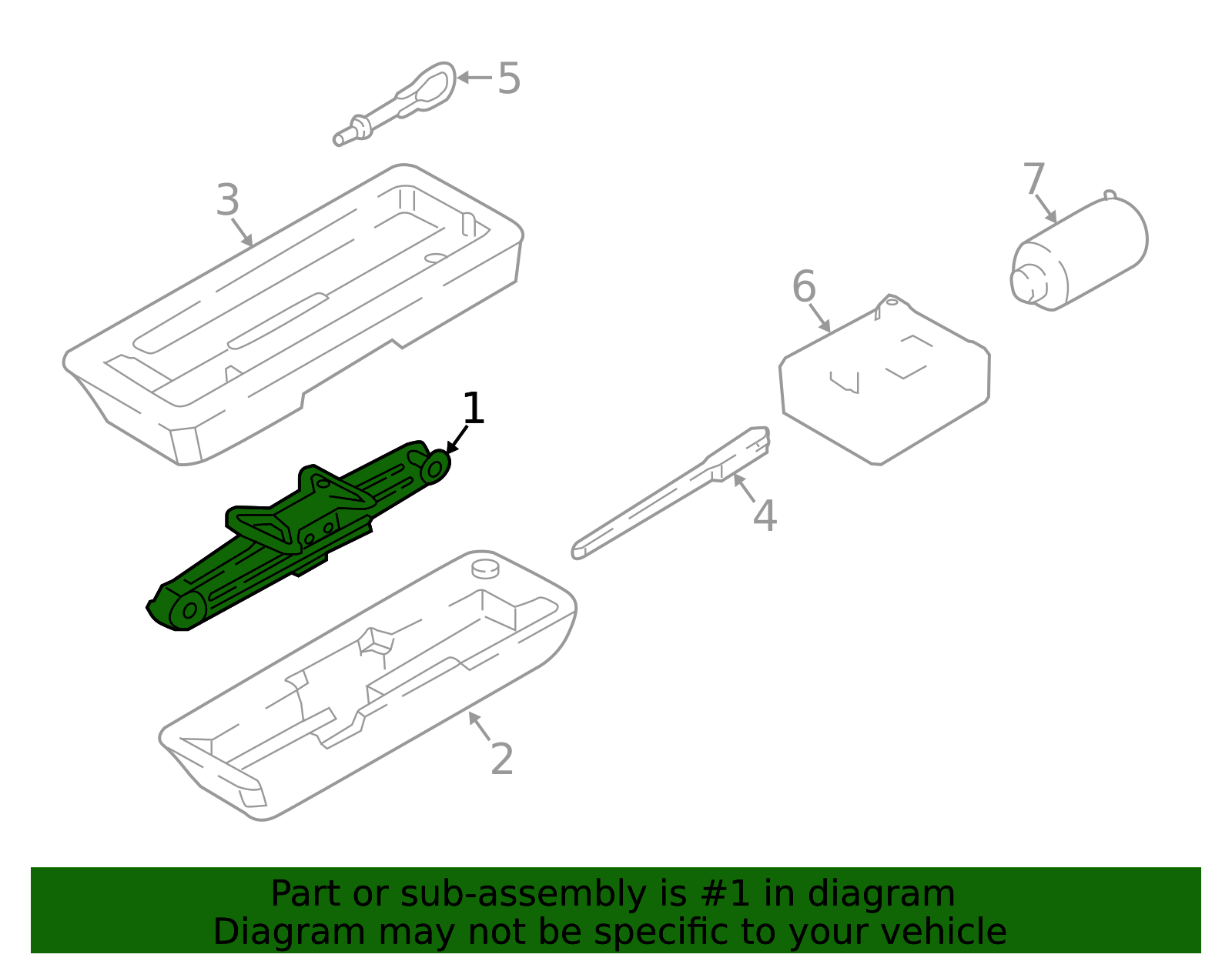 AN1Z-17080-F - Jack - 2018-2022 Ford EcoSport | Lasco Auto Parts