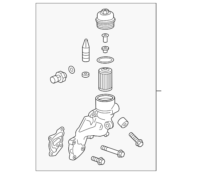2013-2016 GM Oil Filter Housing 12720086 GM | GMPartsDirect.com