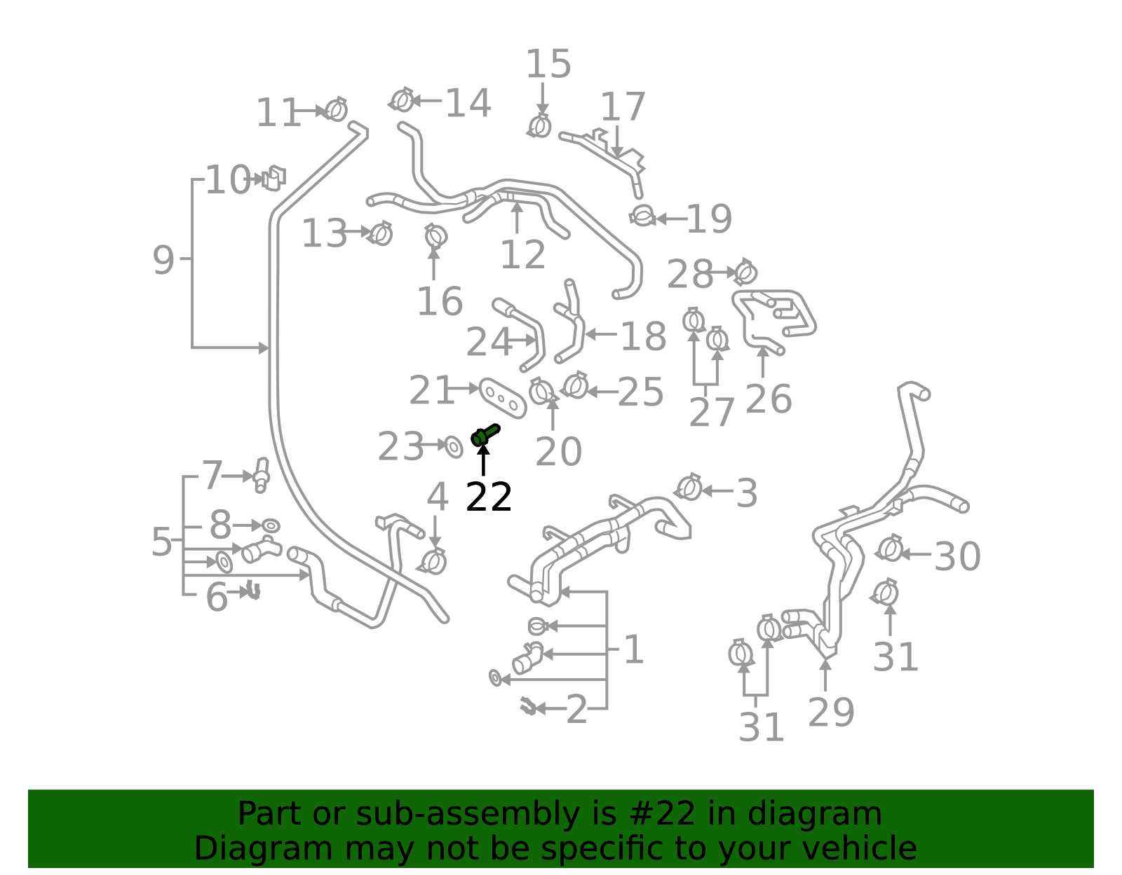 059-121-131-B - High-Quality Engine Coolant Bypass Pipe Connector for ...