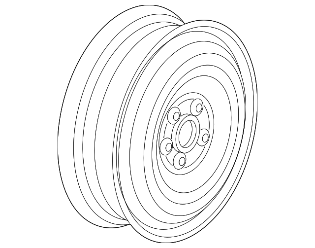 2017-2025 GM 17x4-Inch Steel Wheel 84095141 | Shop Matick Buick GMC