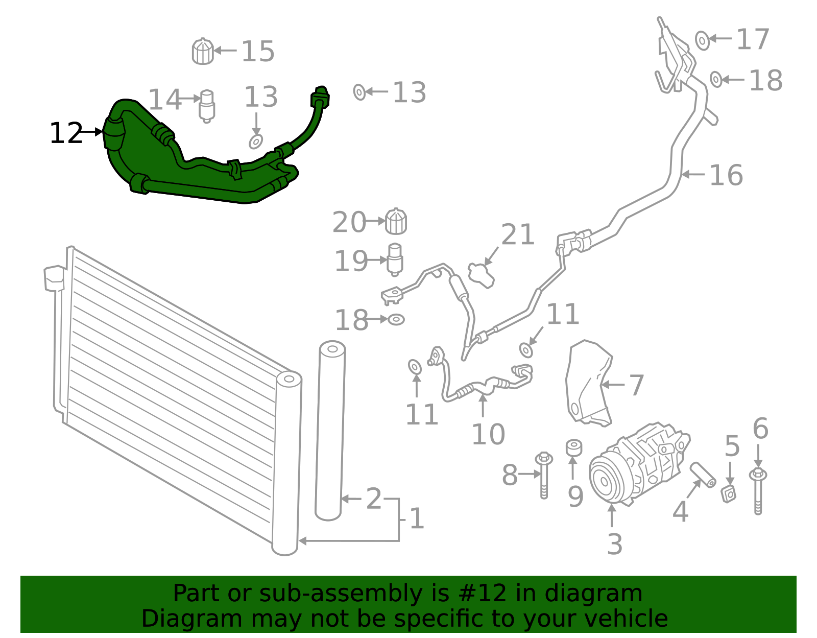 2018-2025 BMW Suction Hose 64-53-9-490-960 | BMW Parts Online Hub