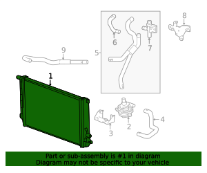 2016-2021 Cadillac Radiator 23385891 | Shop Matick Buick GMC